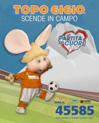 Partita del Cuore 2025, "Ma cosa mi dici mai?": Topo Gigio scende in ...